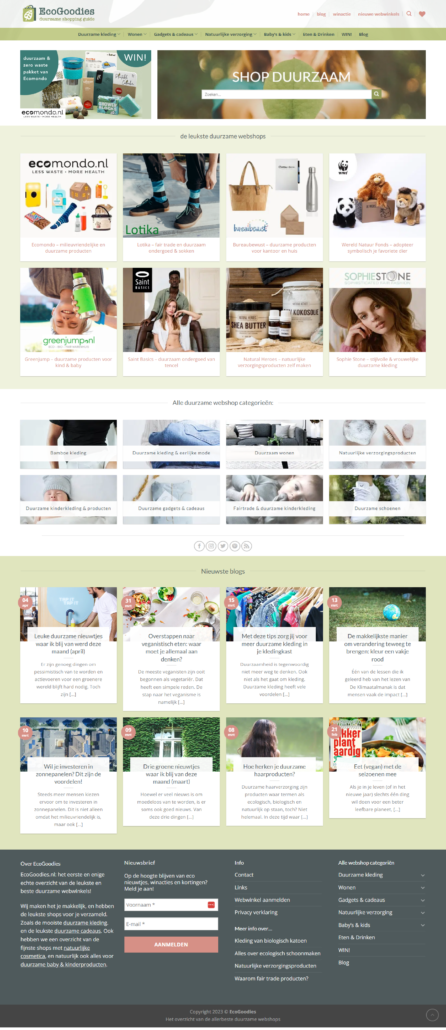 EcoGoodies: Dutch Marketplace - AshramTech